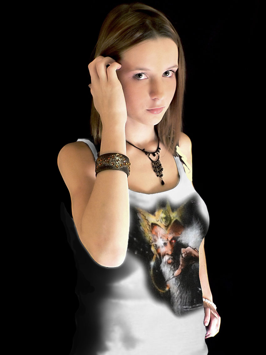 Ghost Wizard Fantasy Art Tank Top - Women's ⋆ Infinitee Art Rock T-shirts