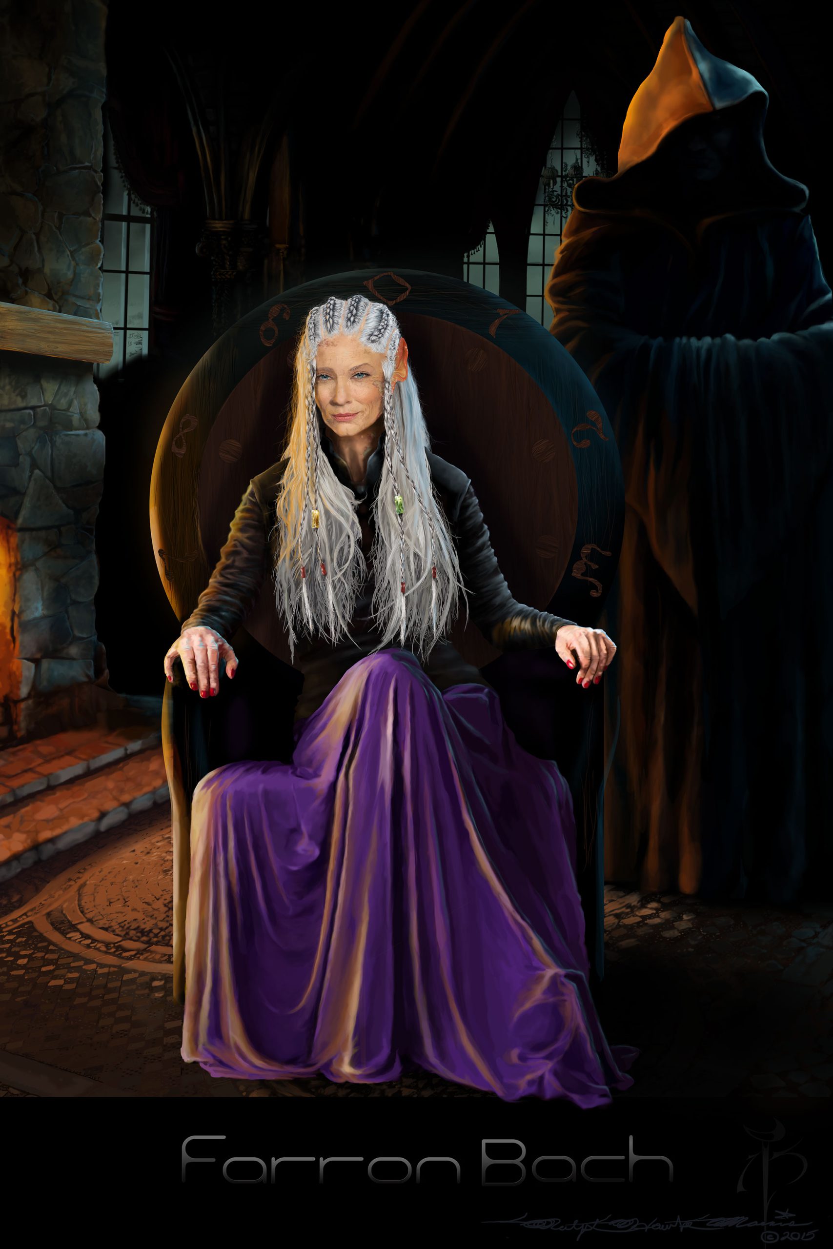 Farron Bach - Honan Lord Citadel 7 book character by Ralph Manis