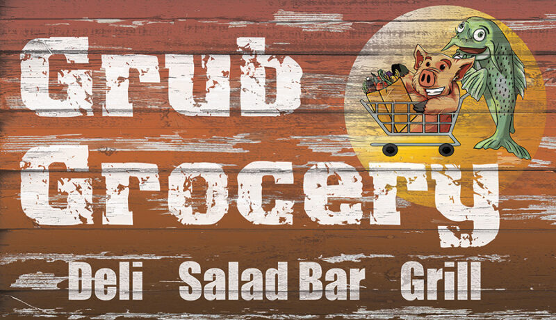 Grub Grocery logo custom graphic design Ralph Manis of Infinitee